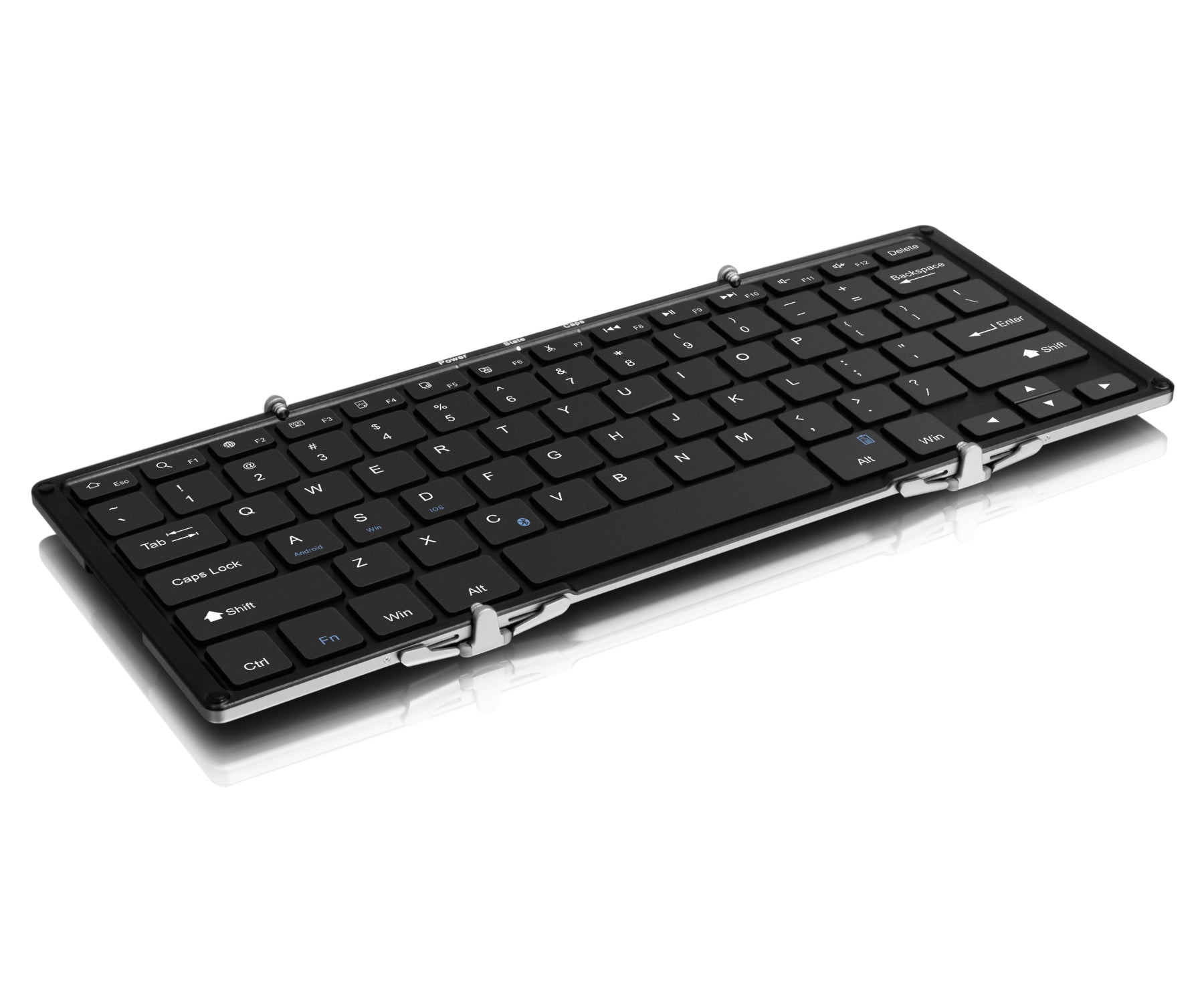 Portable Ultra Slim Tri-Fold Bluetooth Keyboard