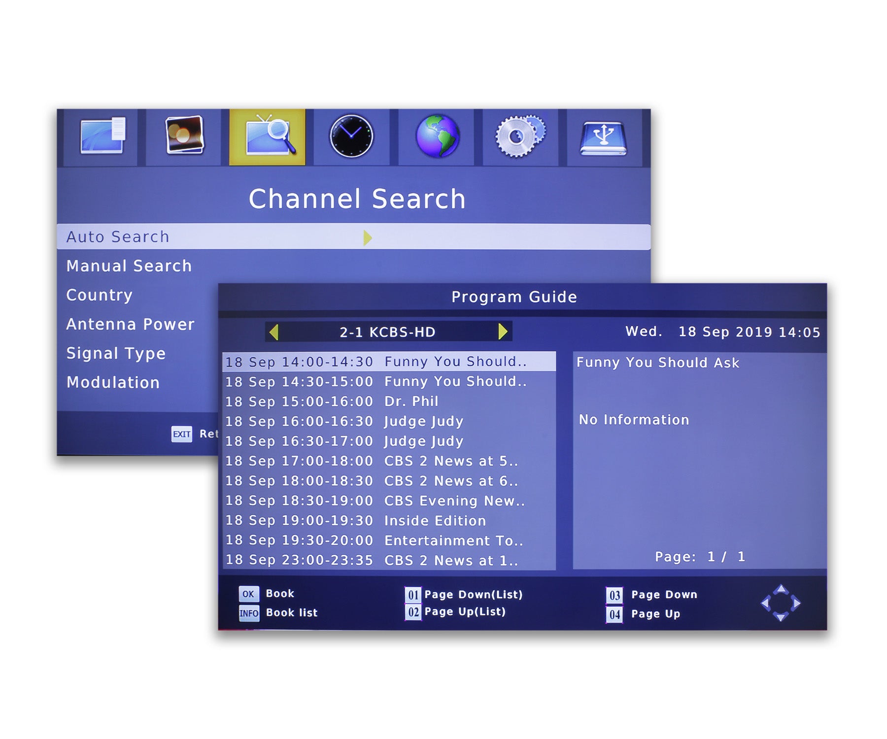 Digital TV Converter Box with Digital Video Recorder
