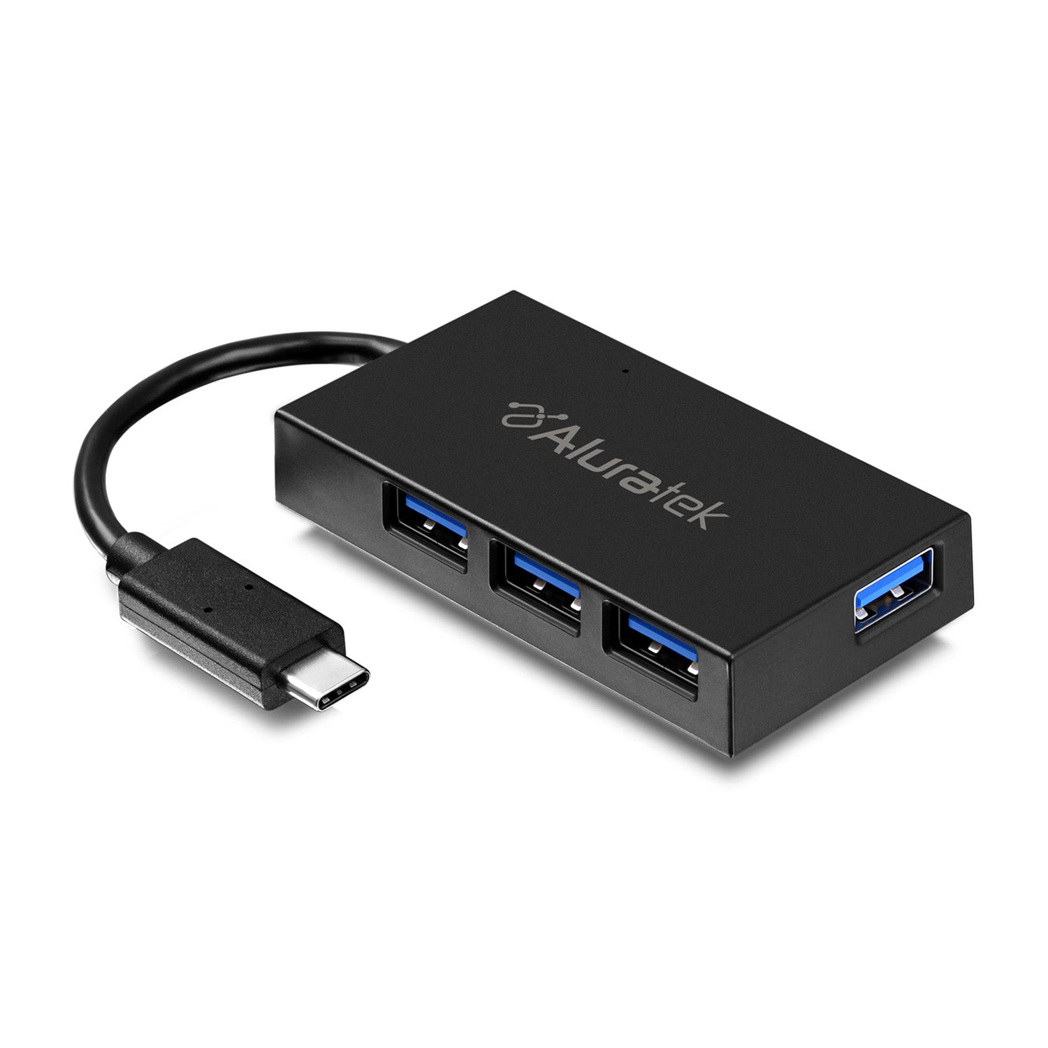 4-Port USB 3.1 Gen 1 SuperSpeed Type-C Hub | Aluratek