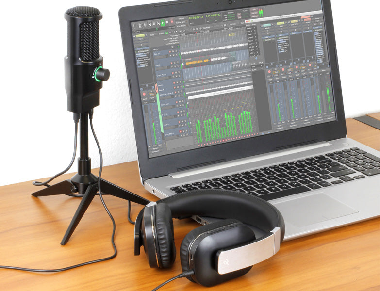 Compact USB Rocket Mic with Real-Time Monitoring