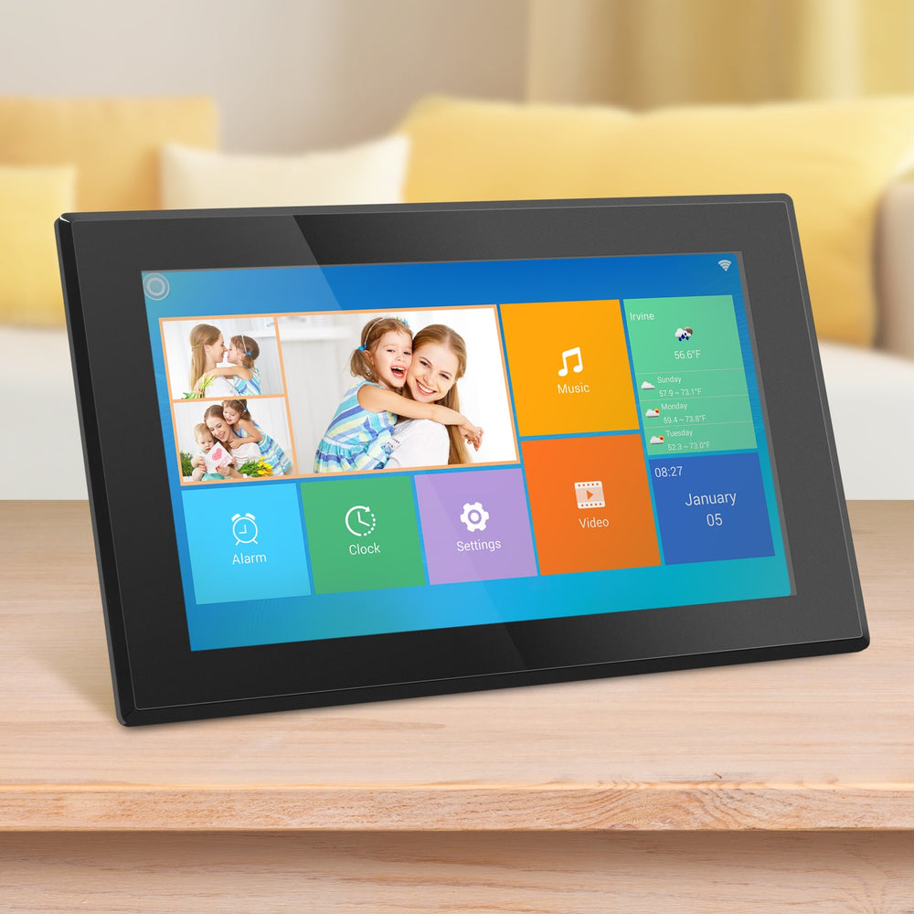 15.6-Inch WiFi Digital Photo Frame with Touchscreen – Aluratek